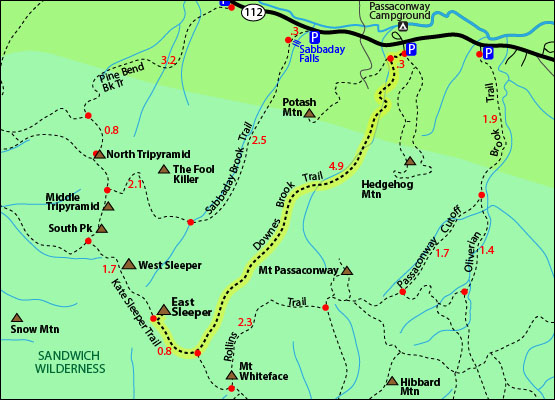 Hike East Sleeper - New England Hundred Highest - NEHH - 3,840 feet ...