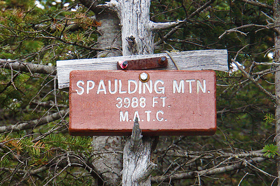 Hike Spaulding Mountain Maine 4000 footers Mount Spaulding